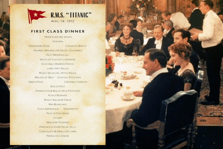 What Was Served on the Titanic? A Complete Menu from First, Second, and ...